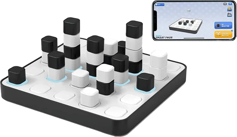 AI スマート4 GiiKER| AI SMART FOUR 知育玩具 対戦ゲーム 誕生日 男の子 女の子 ボードゲーム ファミリートイ